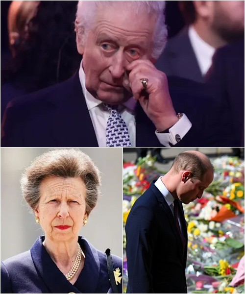 15 MINUTES AGO! King Charles Wipes Away Tears in Silence, William Bows ...