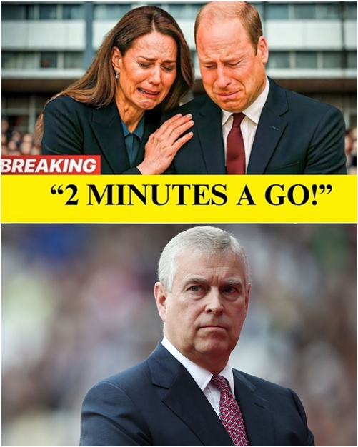 ROYAL SHOCK 2 MINUTES AGO! William and Kate Embrace in Sadness as They ...